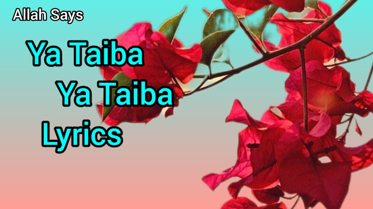 Ya Taiba Ya Taiba || Beautiful (Arabic) Naat Shareef #arabic #naat # ...