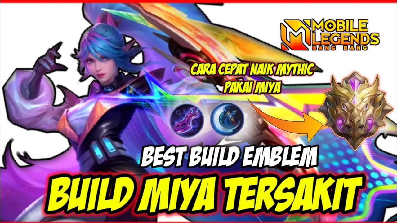 BUILD MIYA TERSAKIT 2023,BUILD MIYA TERSAKIT MOBILE LEGENDS - YouTube