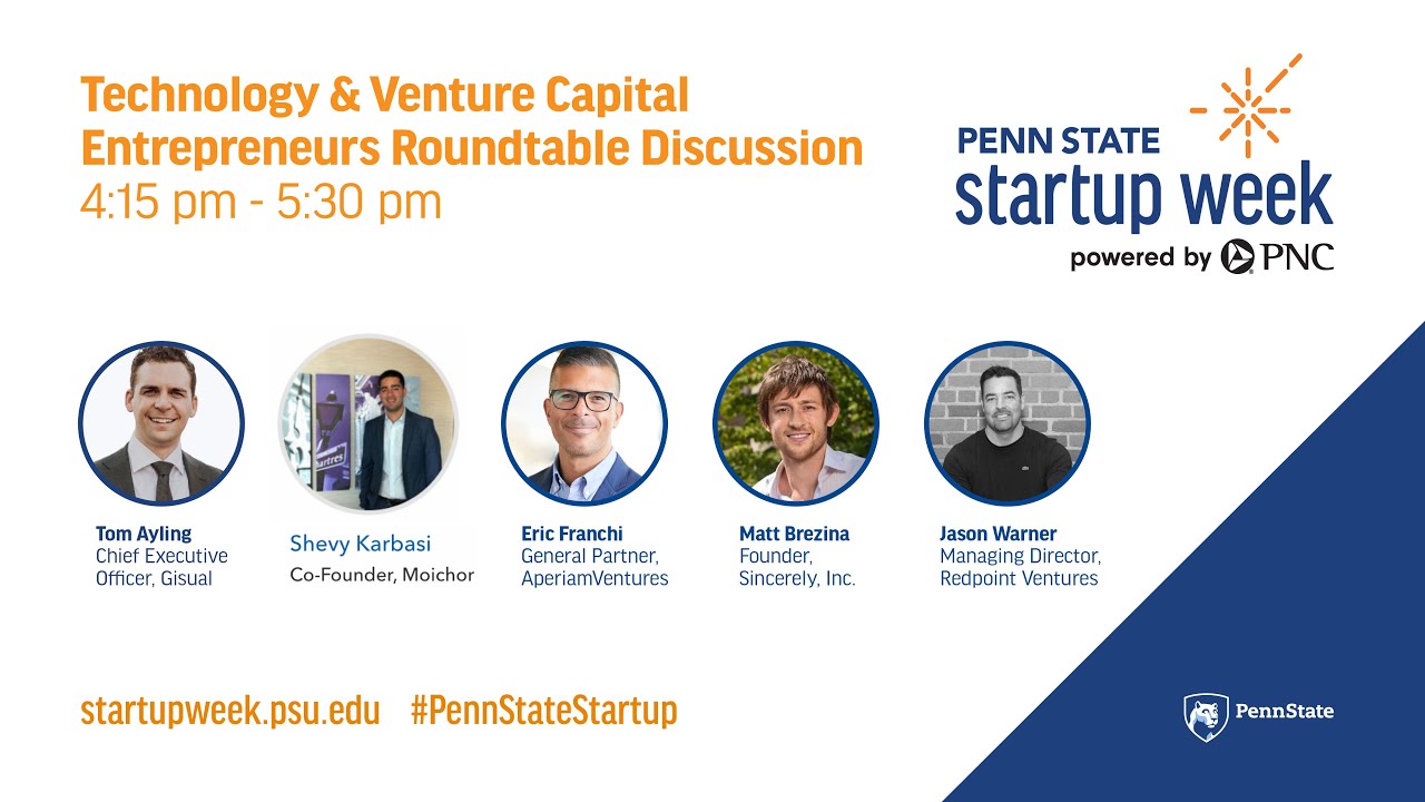 Technology & Venture Capital Entrepreneurs Roundtable Discussion - YouTube