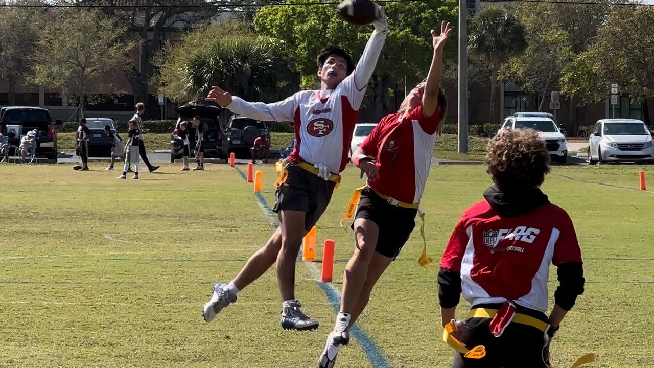 David Ott NFL Flag Football Spring 2023 - amazing catches & speed - YouTube