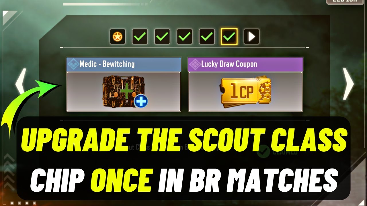 How to Upgrade the Scout Class Chip Once in BR Matches Cod Mobile 2023 ...