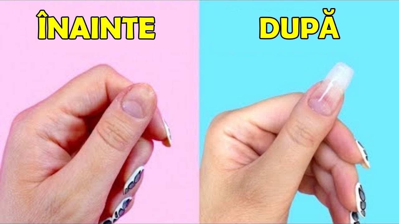 CUM SĂ FACI UNGHII FALSE DIN 2 INGREDIENE- UNGHII NATURALE – METODĂ ...