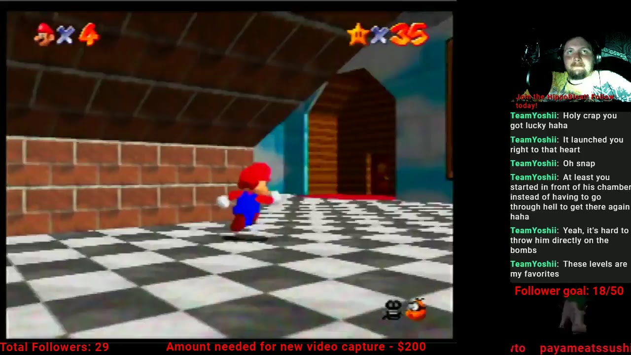 Oh! Mama Mia! - Mario 64 (N64) with Hippokittie - YouTube