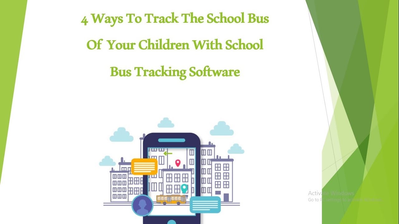 How School Bus Tracking Software Can Track The School Bus - YouTube