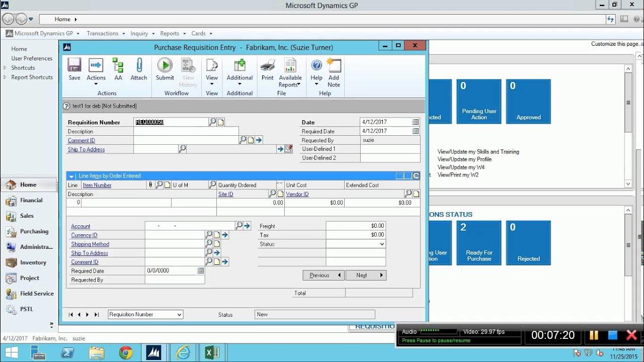Microsoft Dynamics GP Training - YouTube