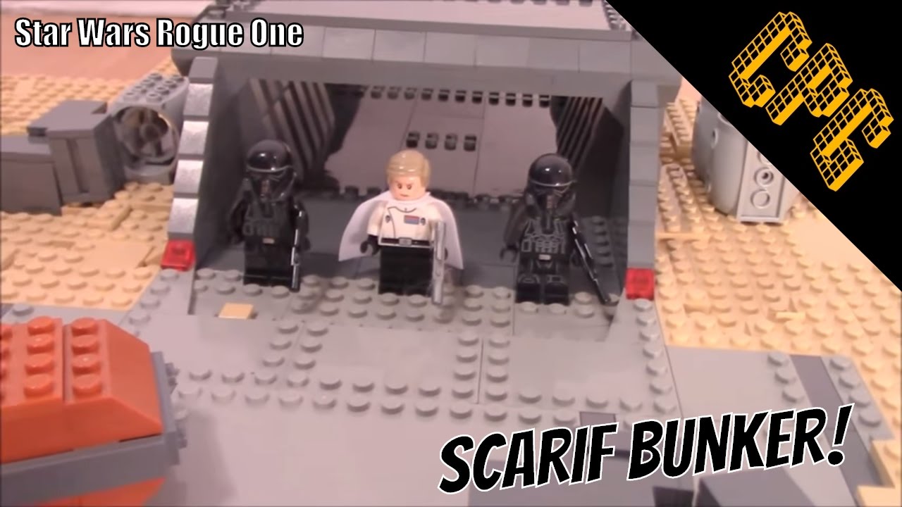 Lego Rogue One Bunker On Scarif MOC Closeup! - YouTube