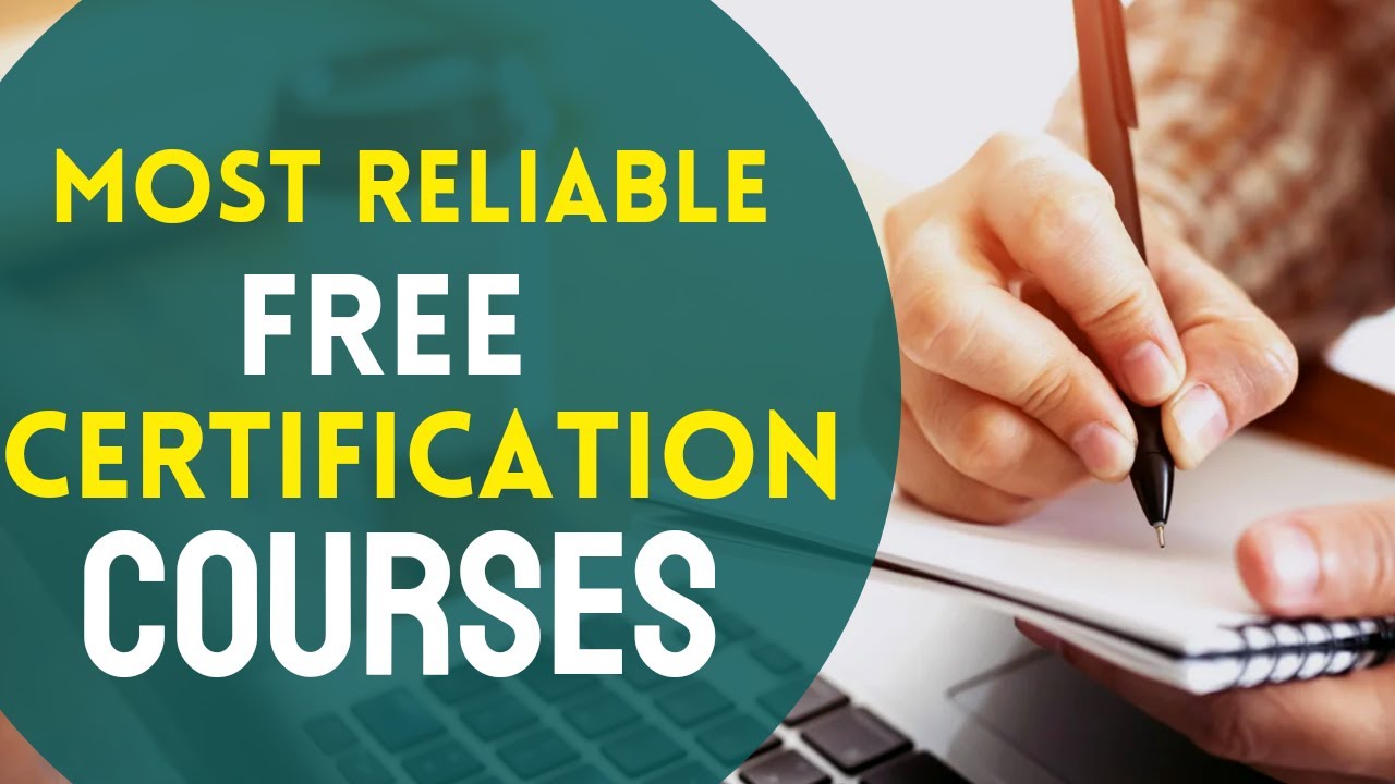 MOST RELIABLE FREE CERTIFICATION COURSES - YouTube