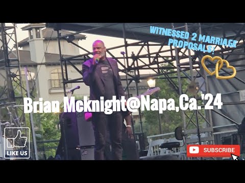 Brian Mcknight Blue note summer session in Napa,Ca.Meritage resort.July ...