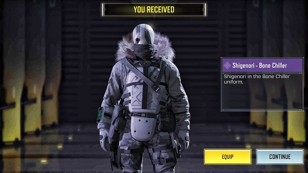 Shigenori Bone Chiller Gameplay Call of Duty Mobile Ground Forces ...
