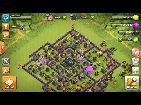 CLASH OF CLANS DEV ÇEKİLİŞ  MUTLAKA İZLE !