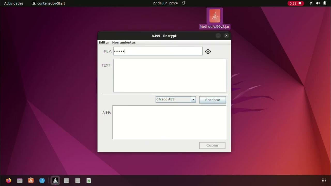 Java MethodAJ99 Version2 para encriptar y desencriptar. - YouTube