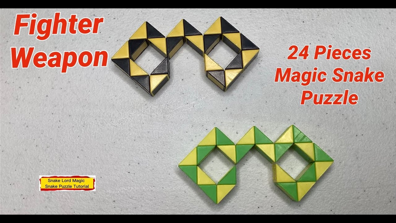 Fighter Weapon - 24 Pieces Magic Snake Puzzle ...