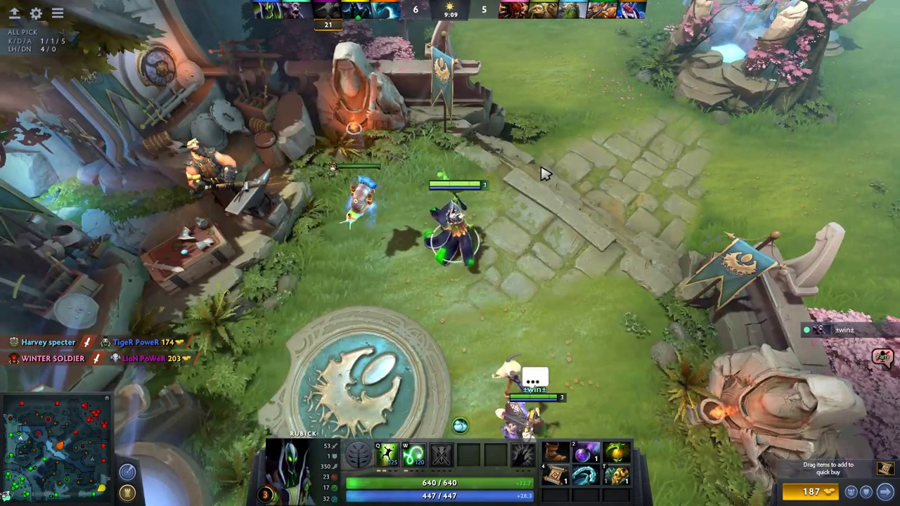 Dota 2 - rubick hooks better than pudge - YouTube