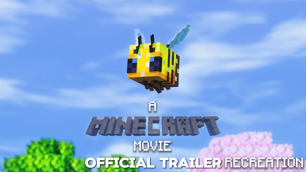 Minecraft Movie Official Trailer Recreation in Actual Minecraft - YouTube