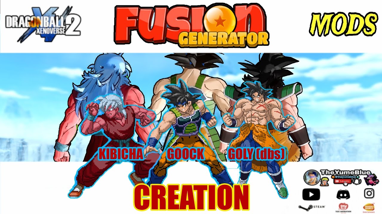 DBXV2 - MODs | 3-FUSION GENERATOR | @OMeninoDaLua - YouTube