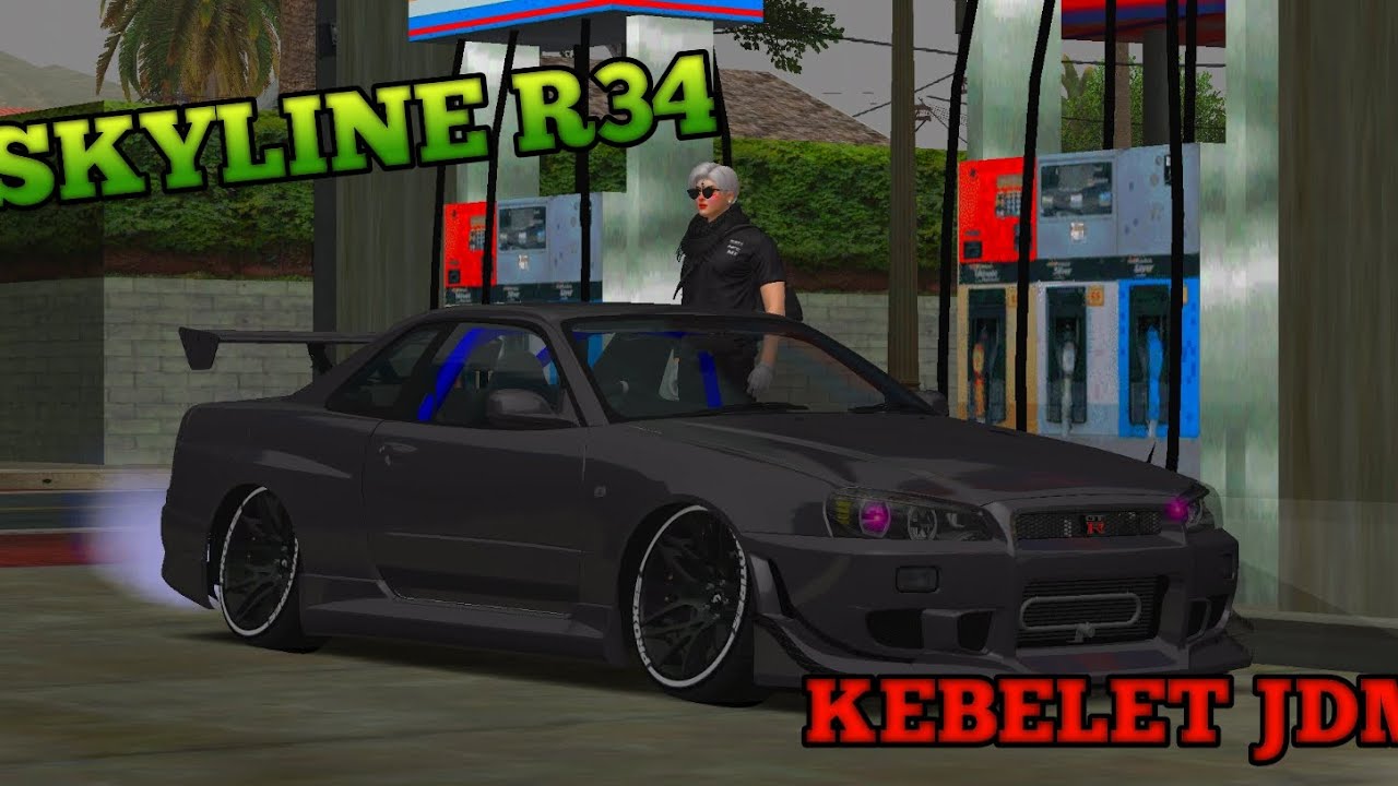 Mod Skin Skyline R34 Edisi Kebelet JDM || No Password || Support Samp # ...