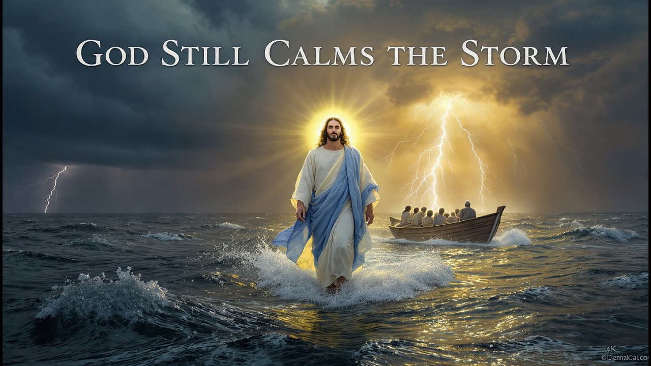Jesus Walks on Water Finding Peace in the Storm Prophetic Whisper ...