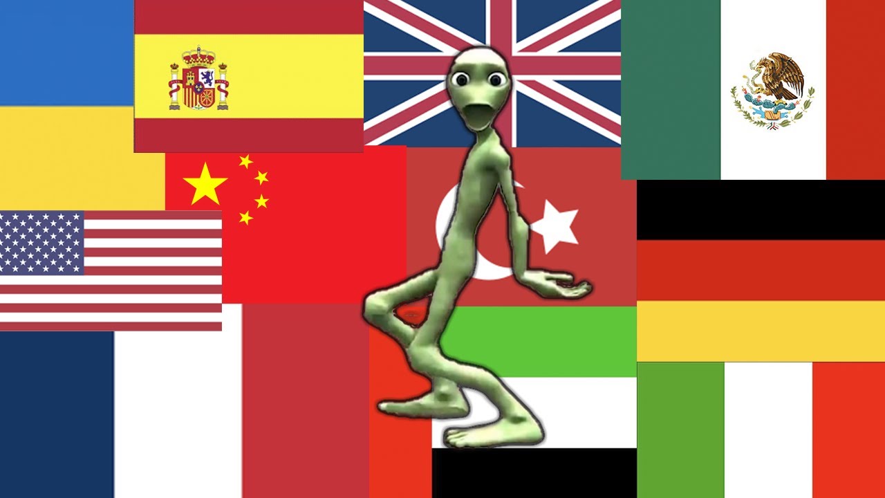Alien dance in different languages Google translate meme - YouTube