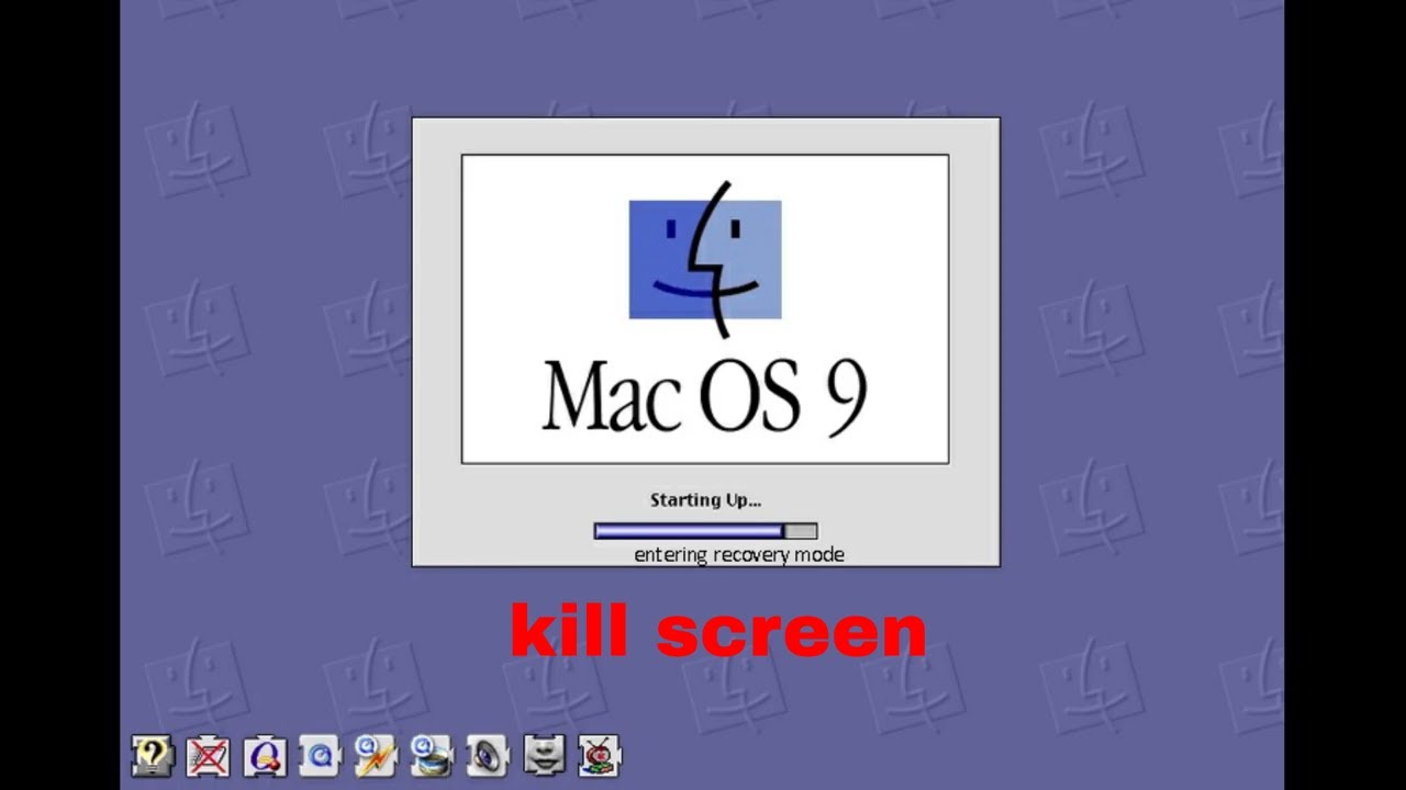mac os 9 kill screen - YouTube
