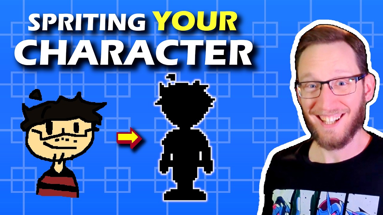 Make YOUR Character Designs into Pixel Art Sprites! - YouTube
