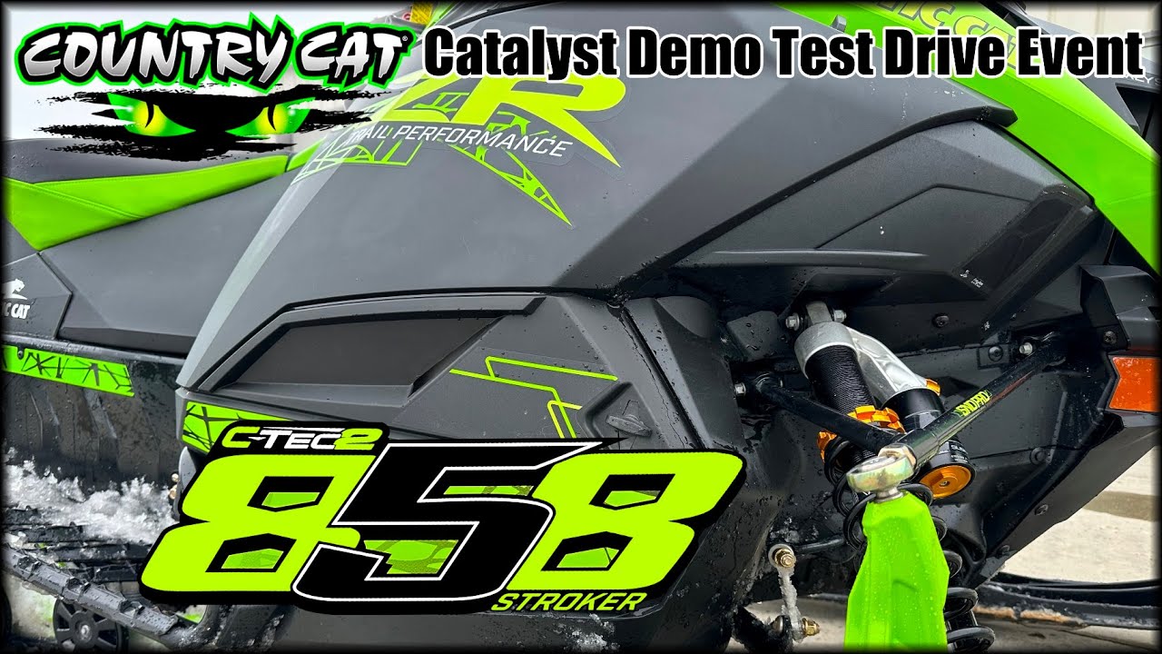 Country Cat 858 Catalyst Demo Test Drive Event - YouTube