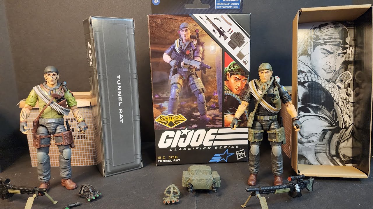 GIJoe Classified Series Night Force Tunnel Rat Exclusive - YouTube