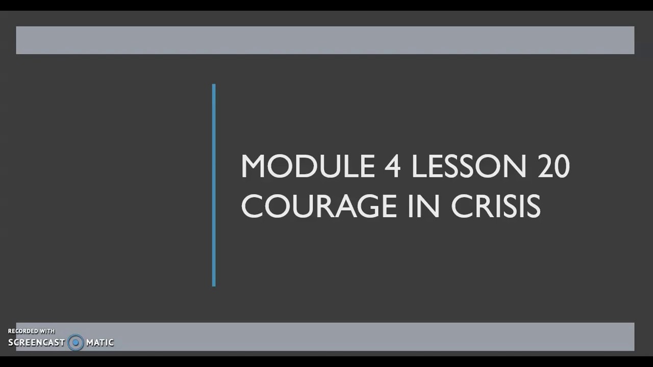 Module 4 Lesson 20 - YouTube