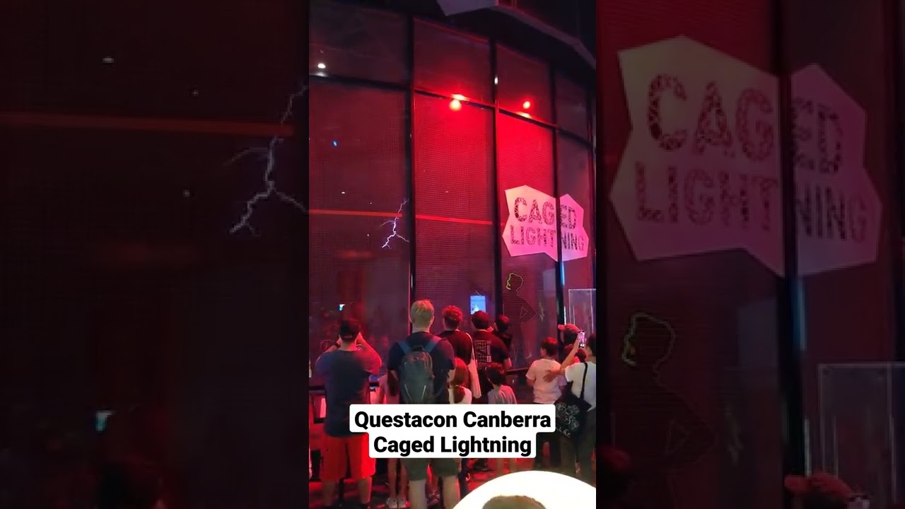 Questacon Canberra Caged Lightning is fun to watch #questacon #canberra ...