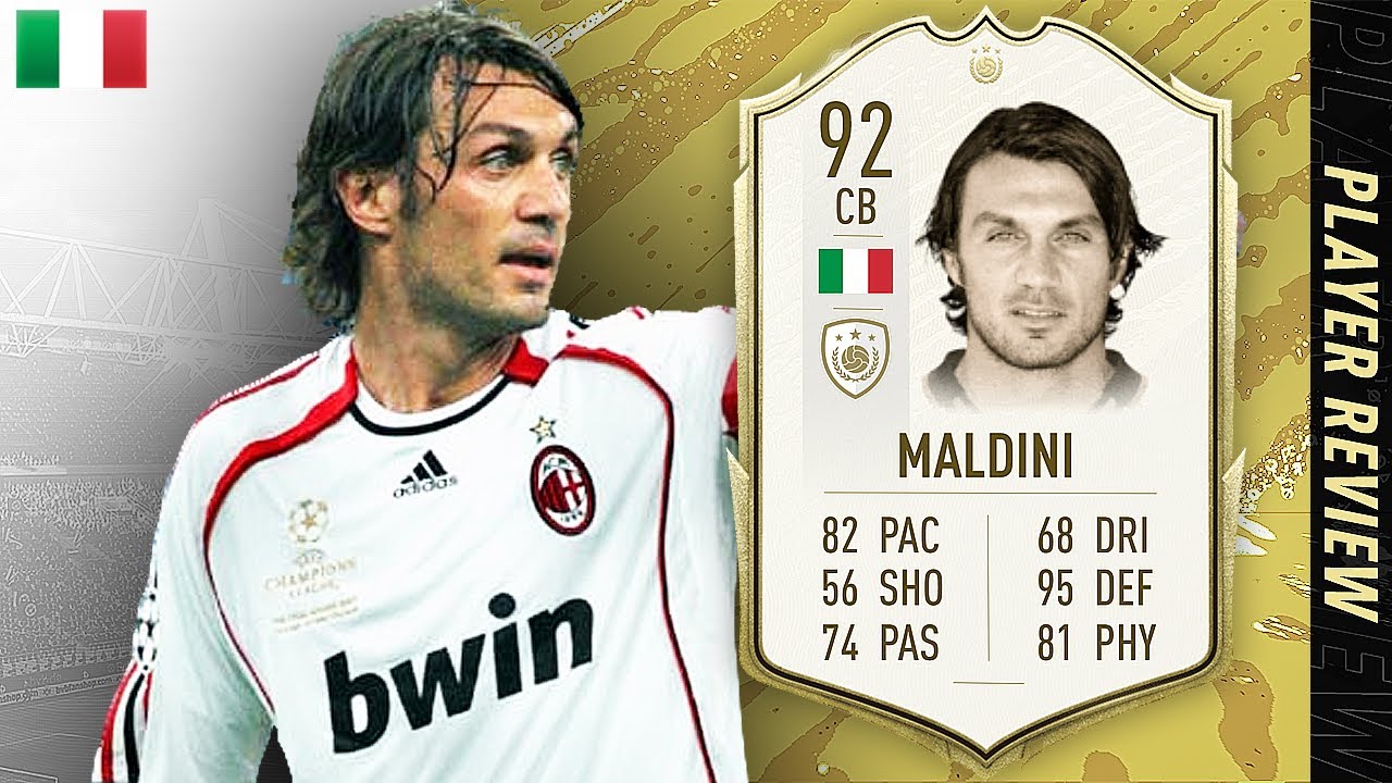 FIFA 20 MID ICON MALDINI PLAYER REVIEW! | SHOULD YOU GET HIM IN ICON ...
