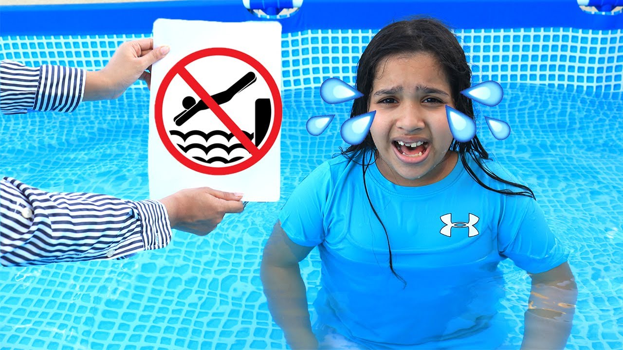 شفا وقواعدالسلوك في المسبح !! Shfa and The rules of conduct in the pool ...