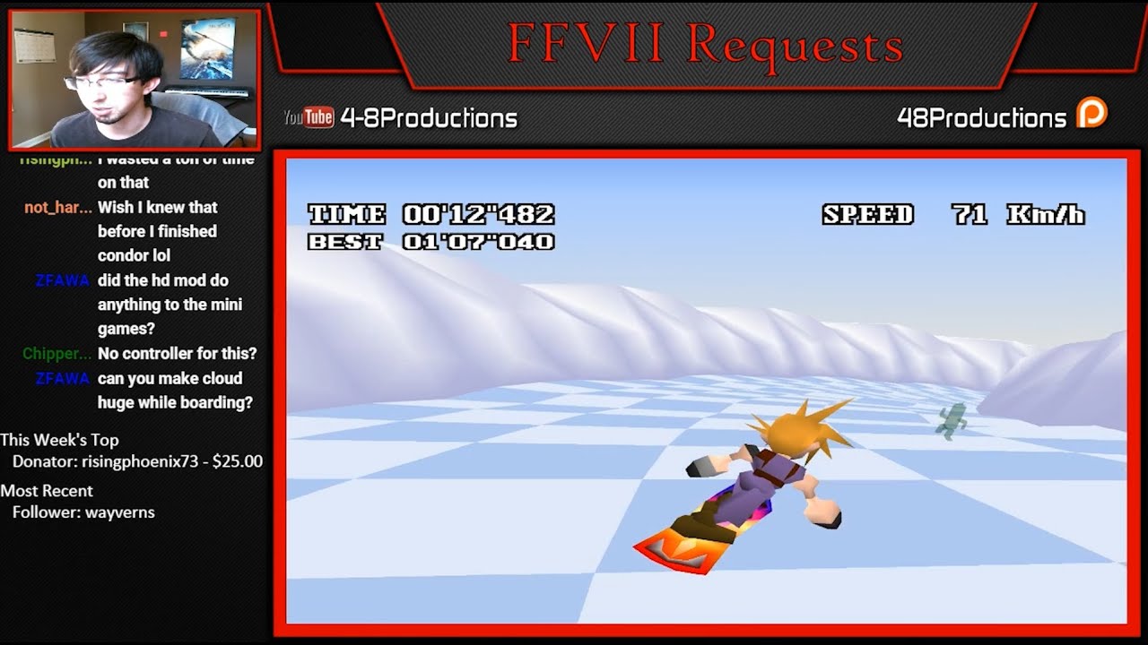 FFVII - Secret Snowboarding Ghost - YouTube