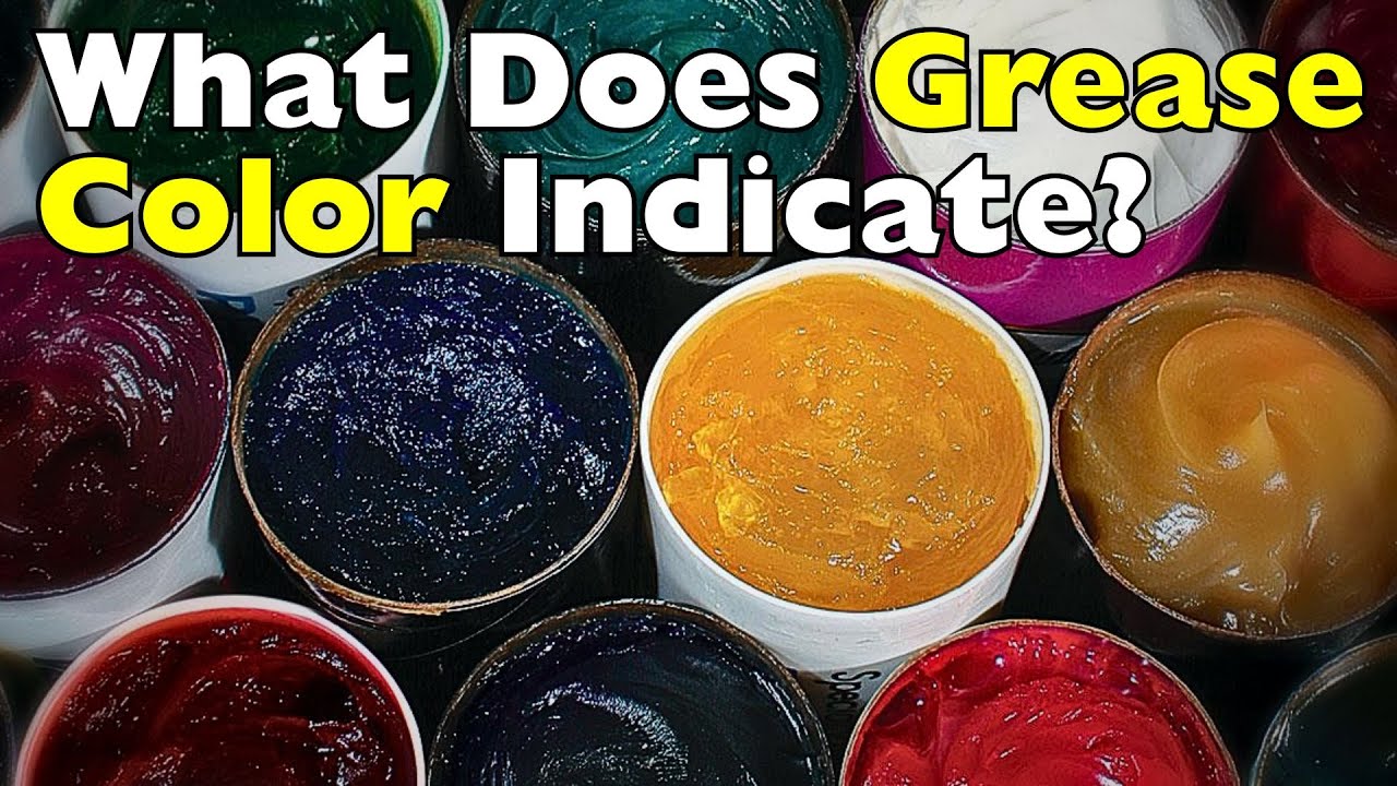 What Does Grease Color Indicate? - YouTube