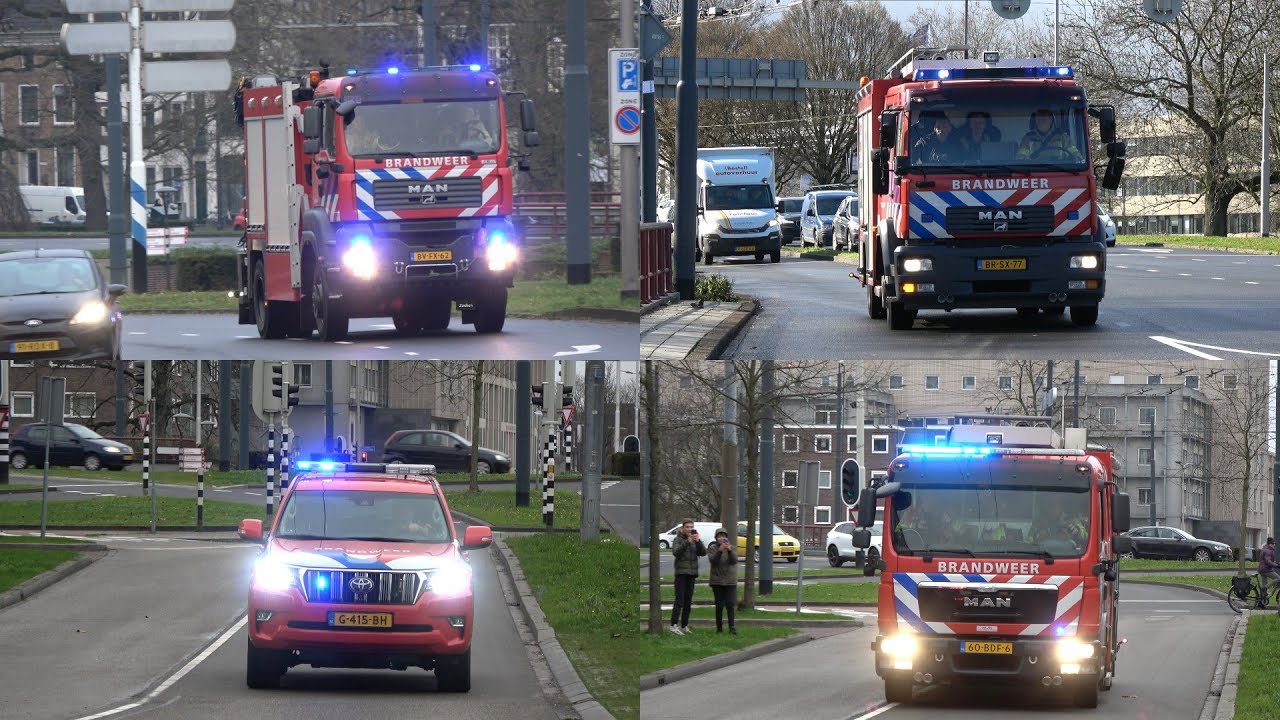 [Rijopleiding] Brandweer Arnhem met spoed naar verschillende meldingen ...