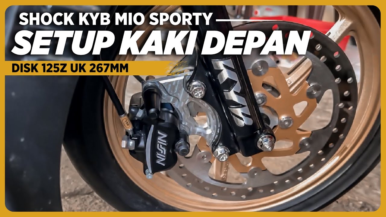 SHOCK DEPAN MIO KYB & DISK 267 125Z | Astuti Tambah Cantik | MSRG - YouTube