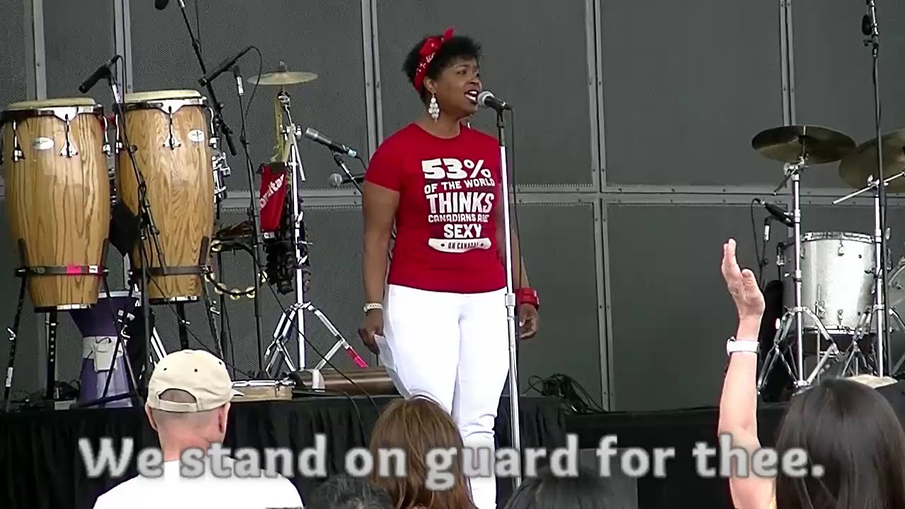 Shelley Hamilton Sings O Canada! - YouTube