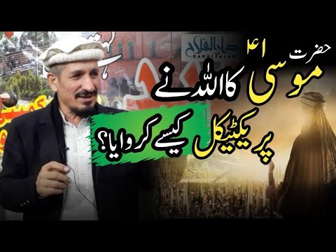 hazrat Musa (AS) Ka practical | حضرت موسیٰؑ کا پریکٹیکل || Molana Amjad ...