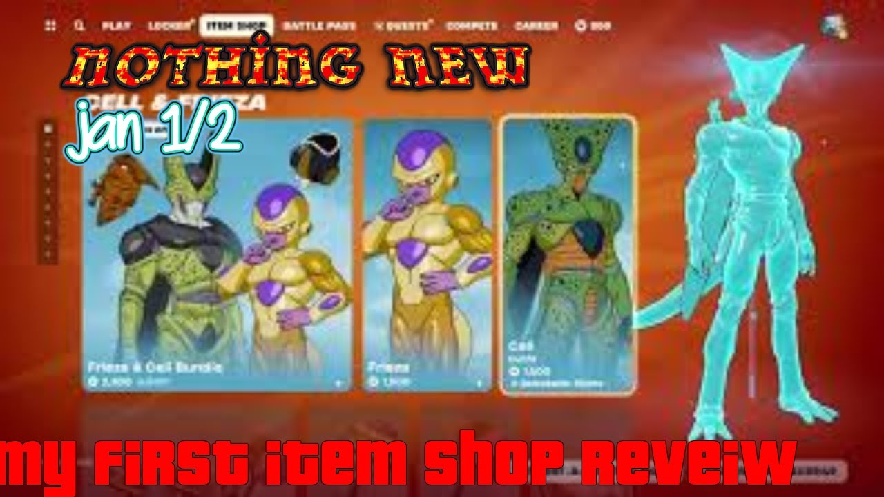 Jan 1st/2nd item shop review Fortnite (my first item shop review) - YouTube