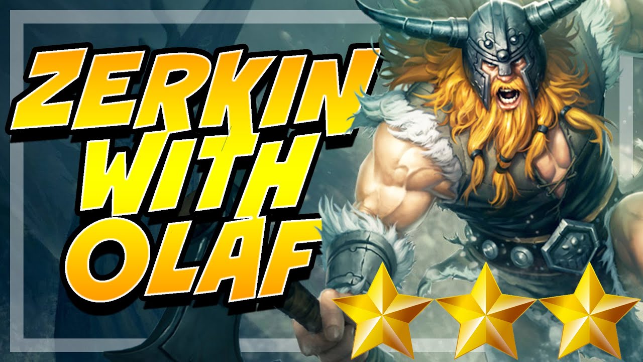 ZERKIN WITH GOLDEN OLAF!!! - GOLDEN ZERKERS!!! - SET 2 - TFT - YouTube