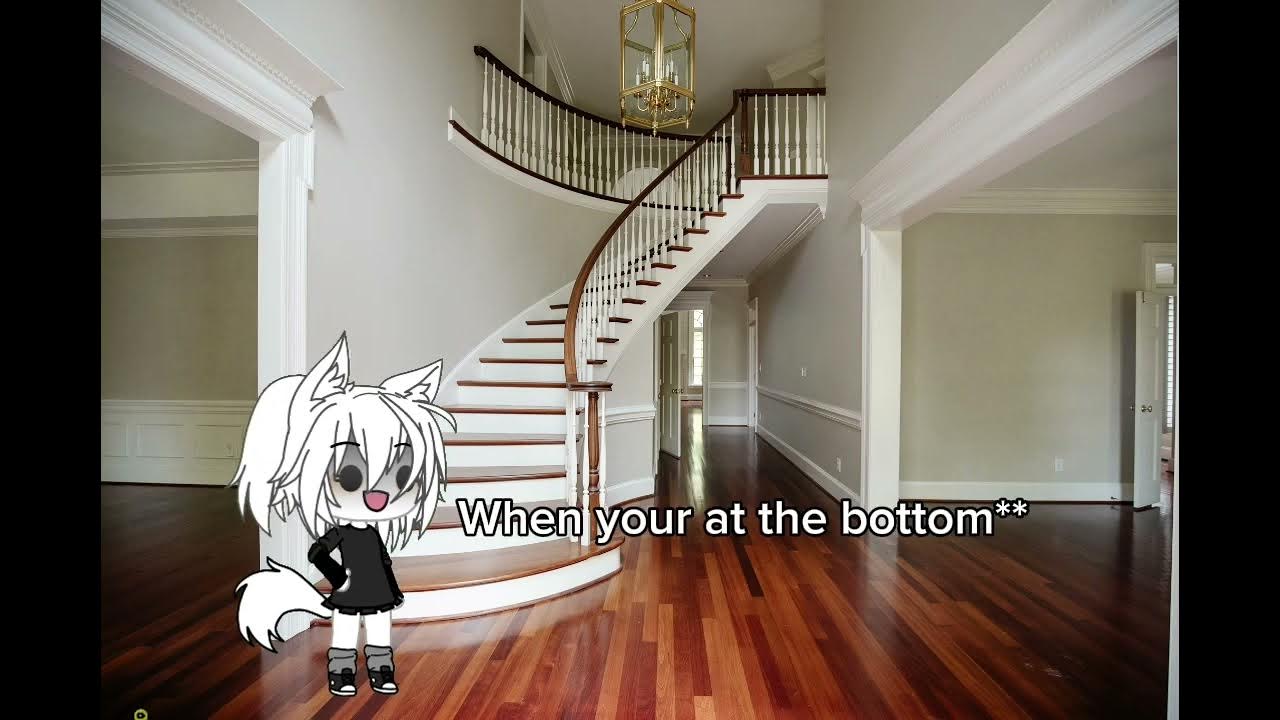 You can't fall down the stairs when your at the bottom... sound credits to @raxdflipnote - YouTube