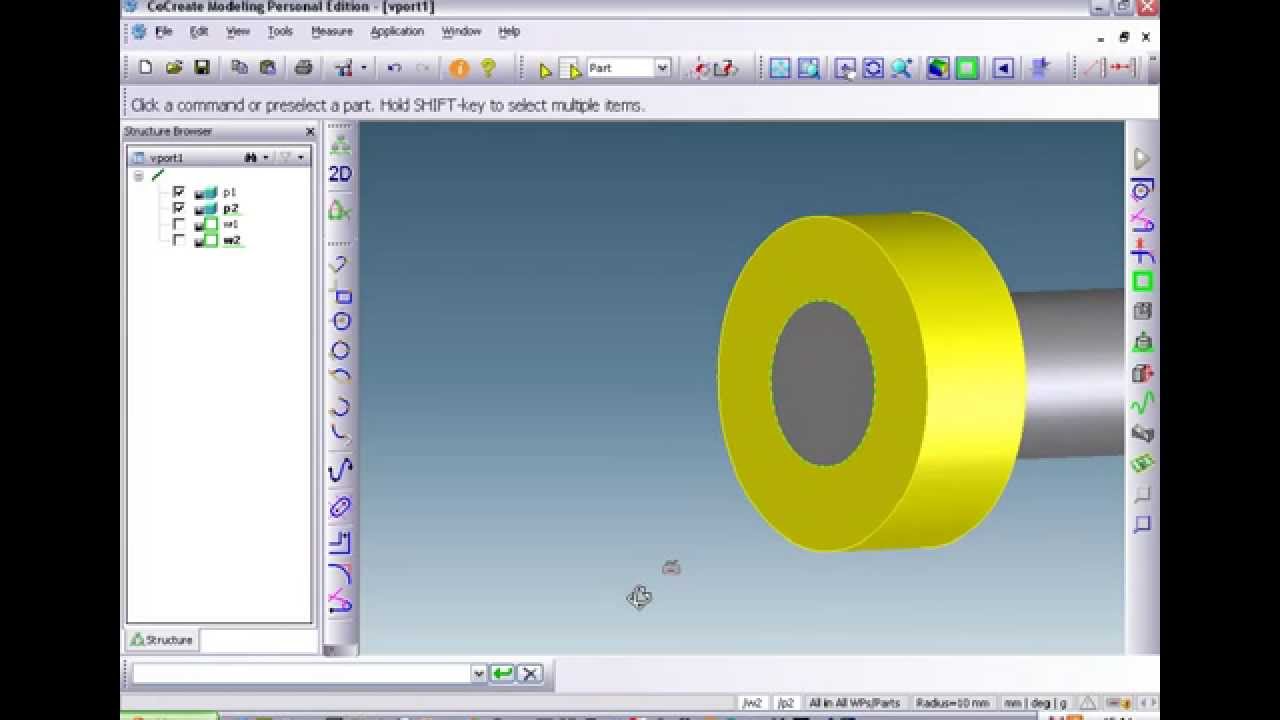 PTC CoCreate Tutorial 08 Deutsch - YouTube