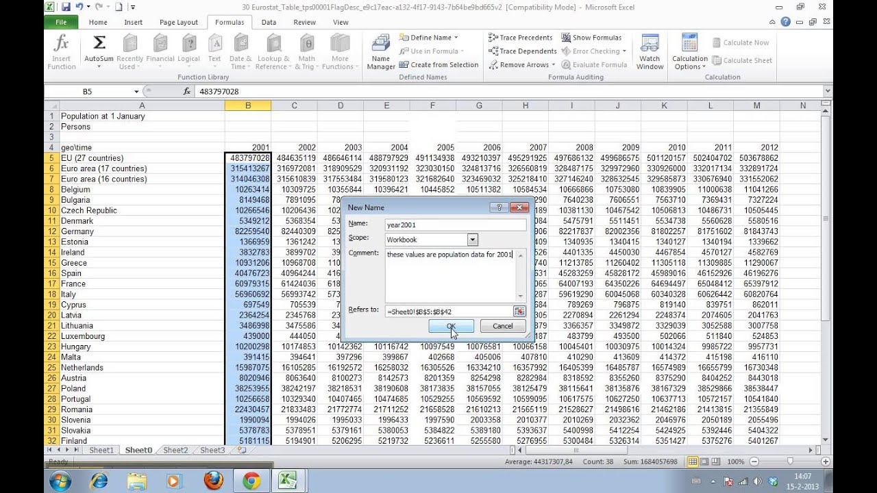 How To Use Range Names In Excel 2010 YouTube How To Use Range Names In Excel 2010 YouTube