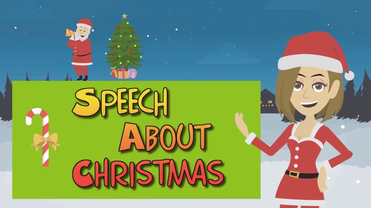 Speech On Christmas in English For Kids|My Favourite Festival X-Mas|Why ...