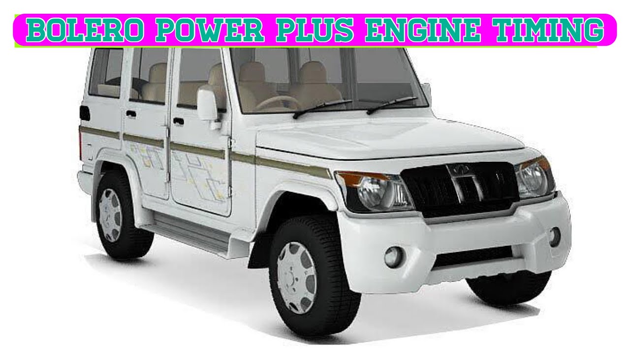Bolero power plus engine timing - YouTube