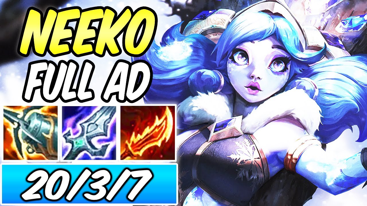S+ INSANE BROKEN FULL ATTACK SPEED ON-HIT AD NEEKO TOP | Build & Runes ...