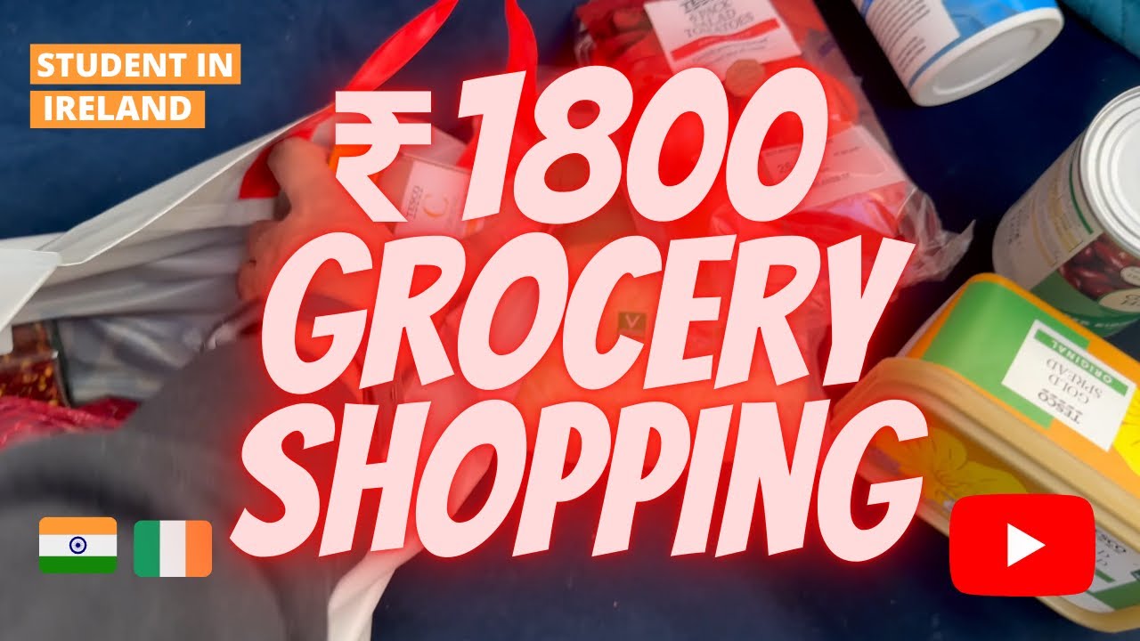 20€ Grocery Challenge || Grocery Shopping in Ireland || Living Expenses ...