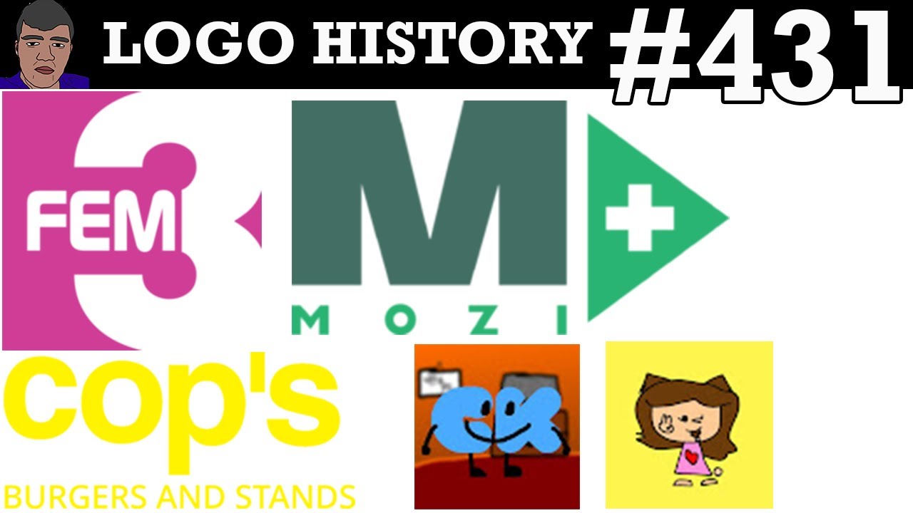 LOGO HISTORY #431 - FEM3, Mozi+, Cop's Burgers and Stands & More ...
