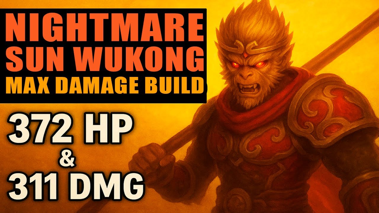 Sun Wukong Max DMG Nightmare || Сунь Укун Кошмар 372 HP 311 DMG ...