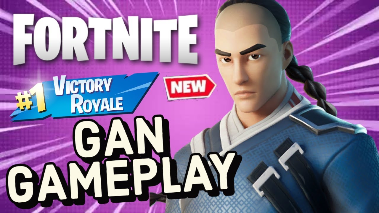 GAN Skin Gameplay In Fortnite - YouTube