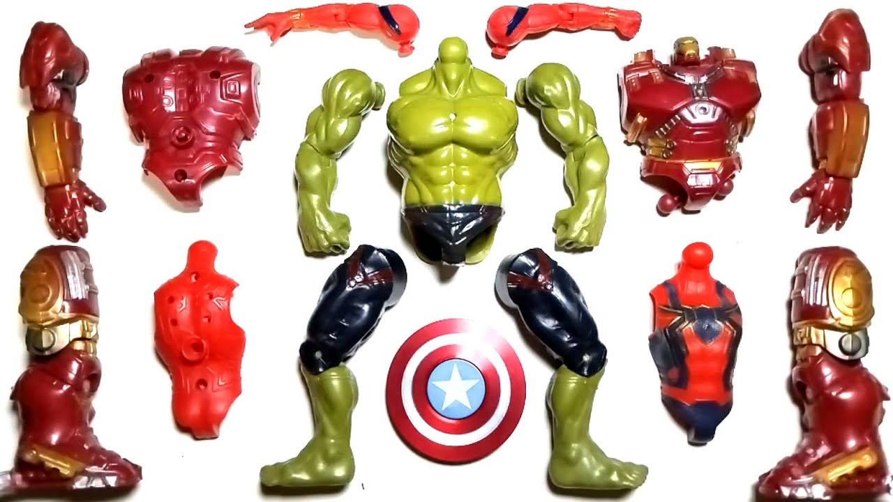UNBOXING AVENGERS! Hulk Smash, Spider-Man, Hulk Buster - YouTube