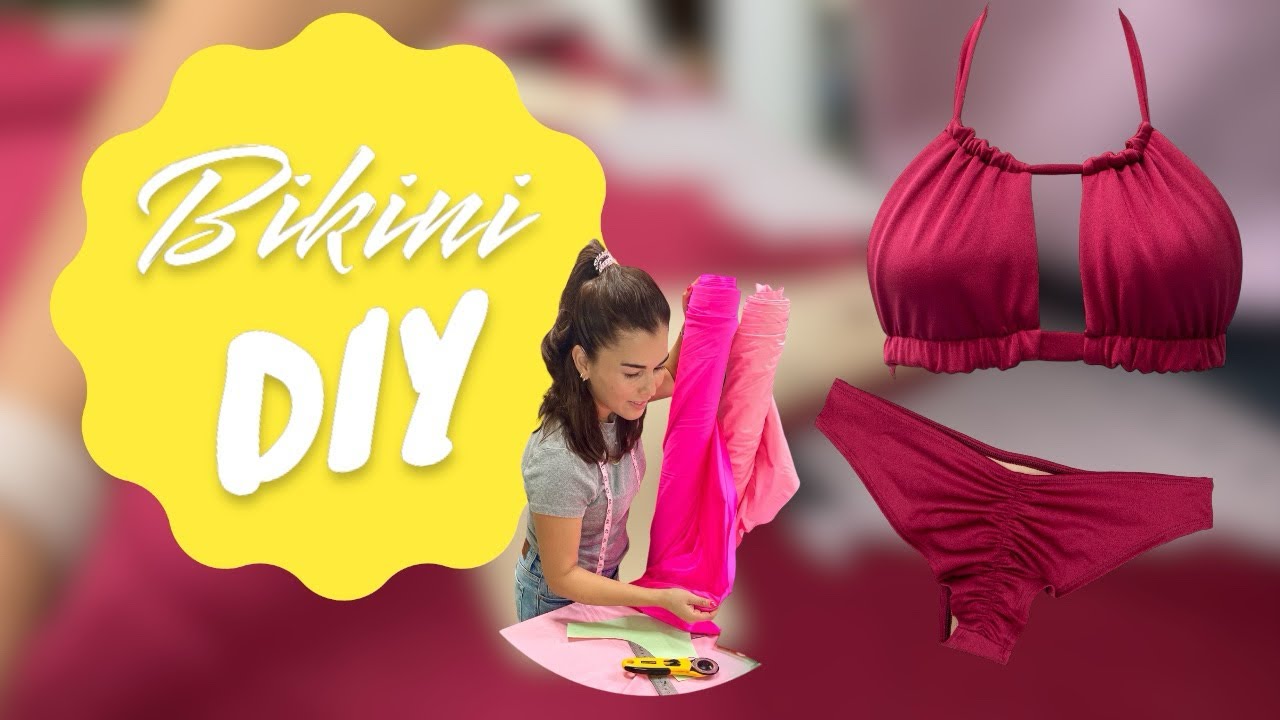 Watch me make a swimsuit | DIY | Sew along - YouTube